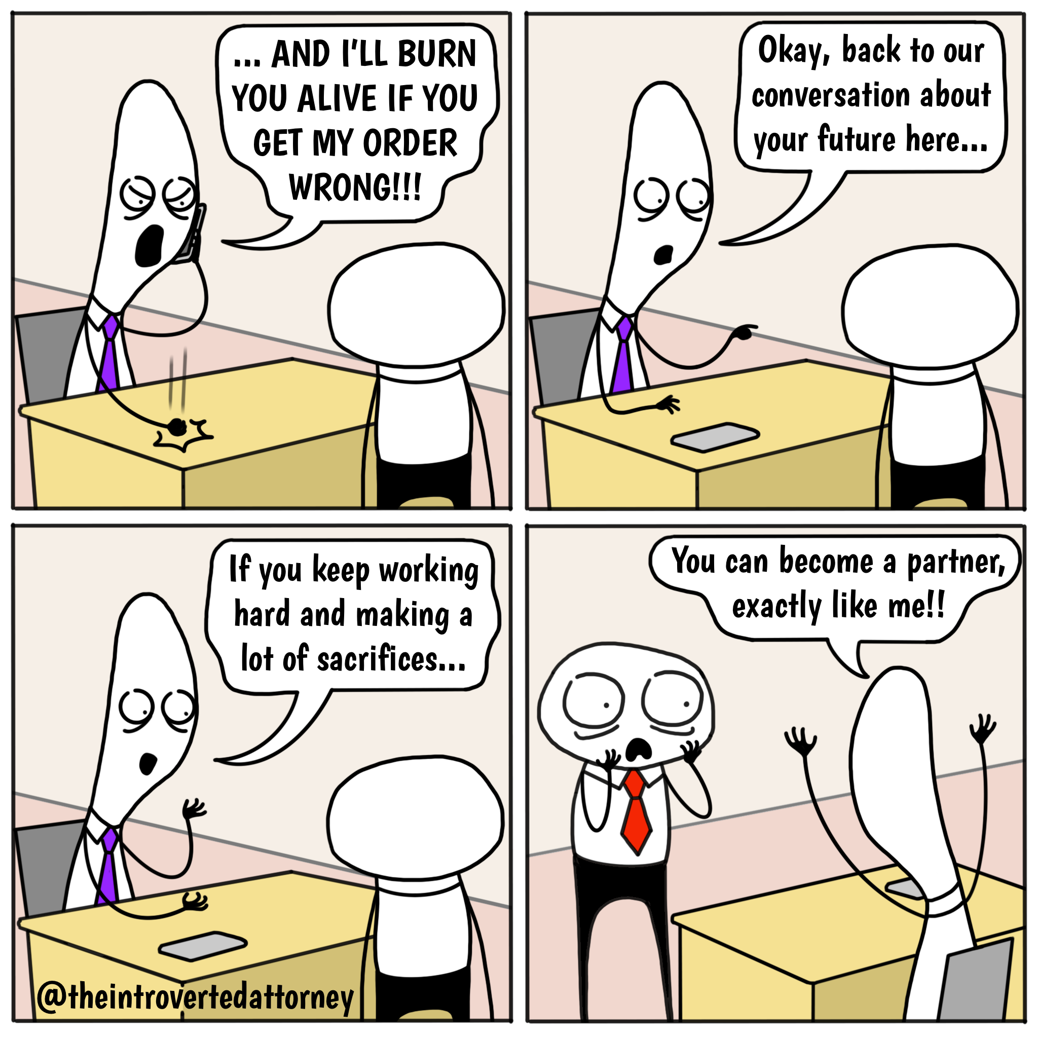 Beware of Your Future | Lawyer Humor | Introverted Attorney Comic – The ...