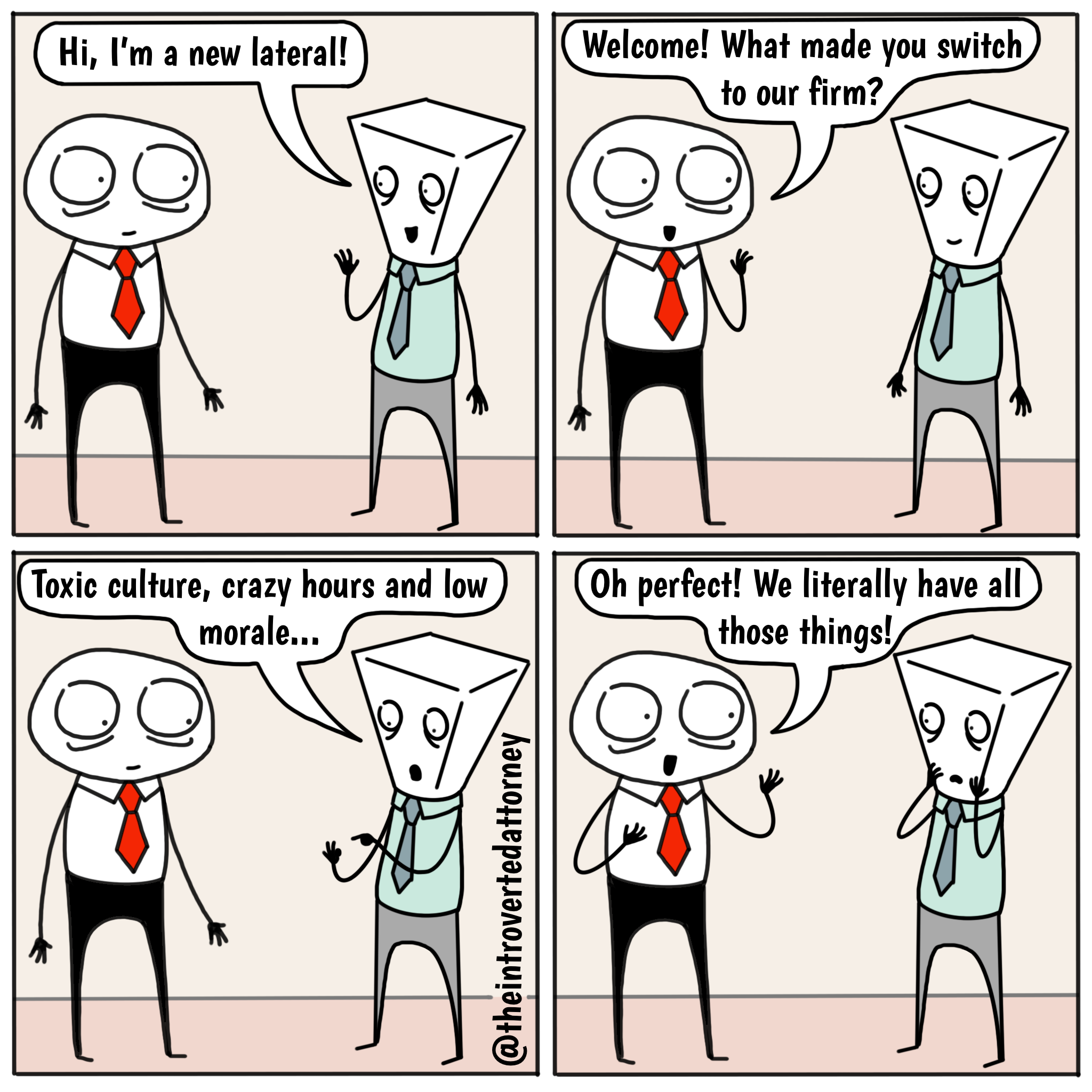 The Lateral | Lawyer Humor | Introverted Attorney Comic – The ...