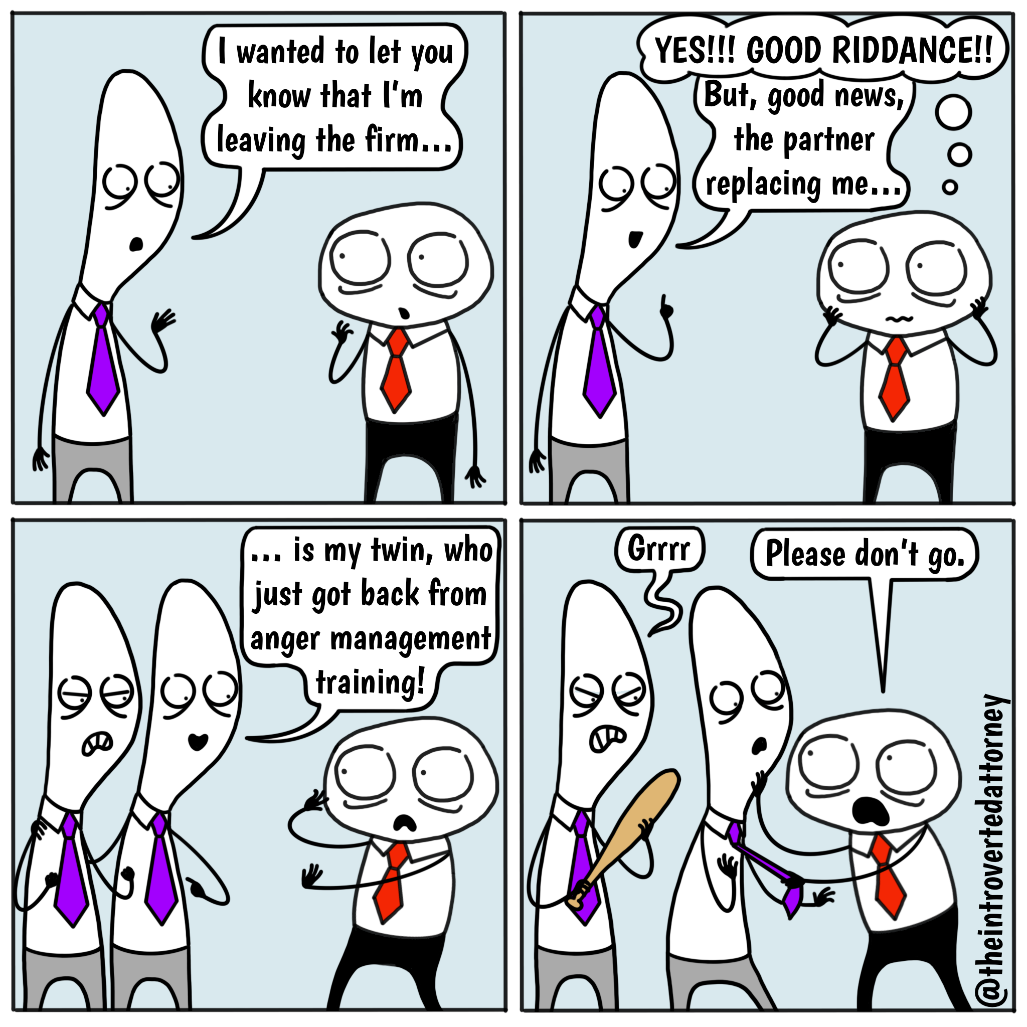 New Boss | Lawyer Humor | Introverted Attorney Comic – The Introverted ...