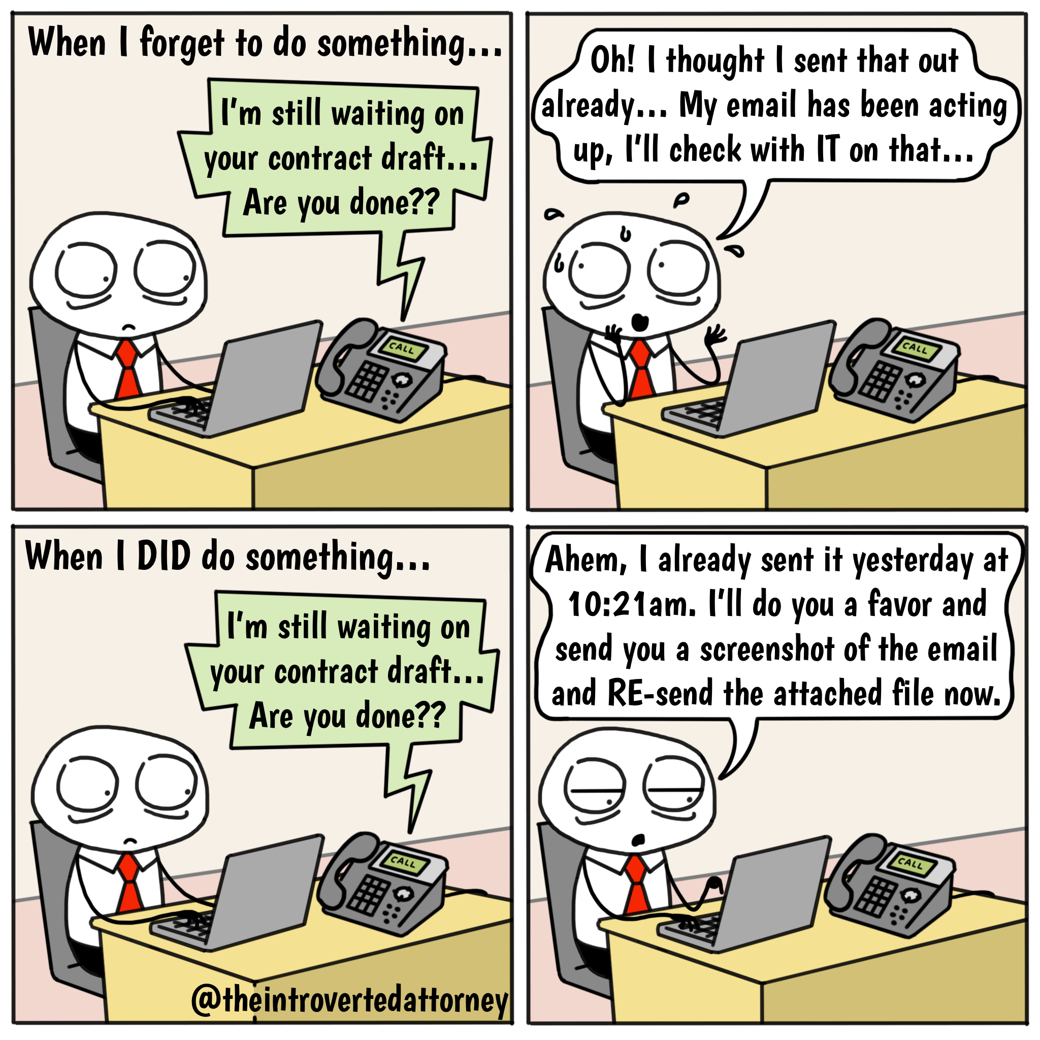 Proof | Lawyer Humor | Introverted Attorney Comic – The Introverted ...