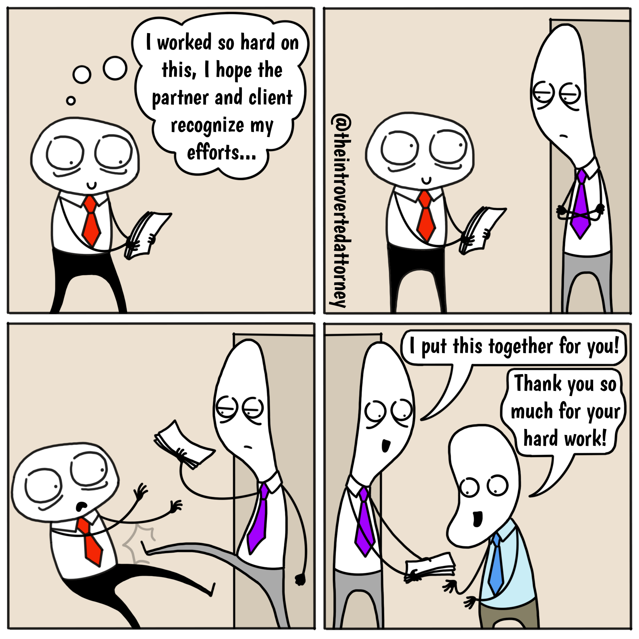 Recognition | Lawyer Humor | Introverted Attorney Comic – The ...