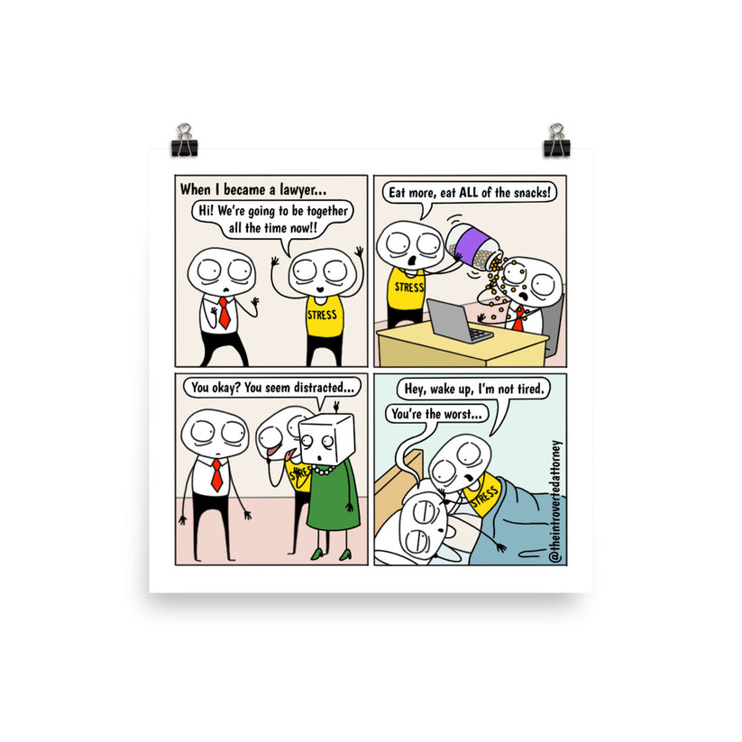 Funny Lawyer Comic Print | Best Attorney Gifts | Law Firm Humor – The ...