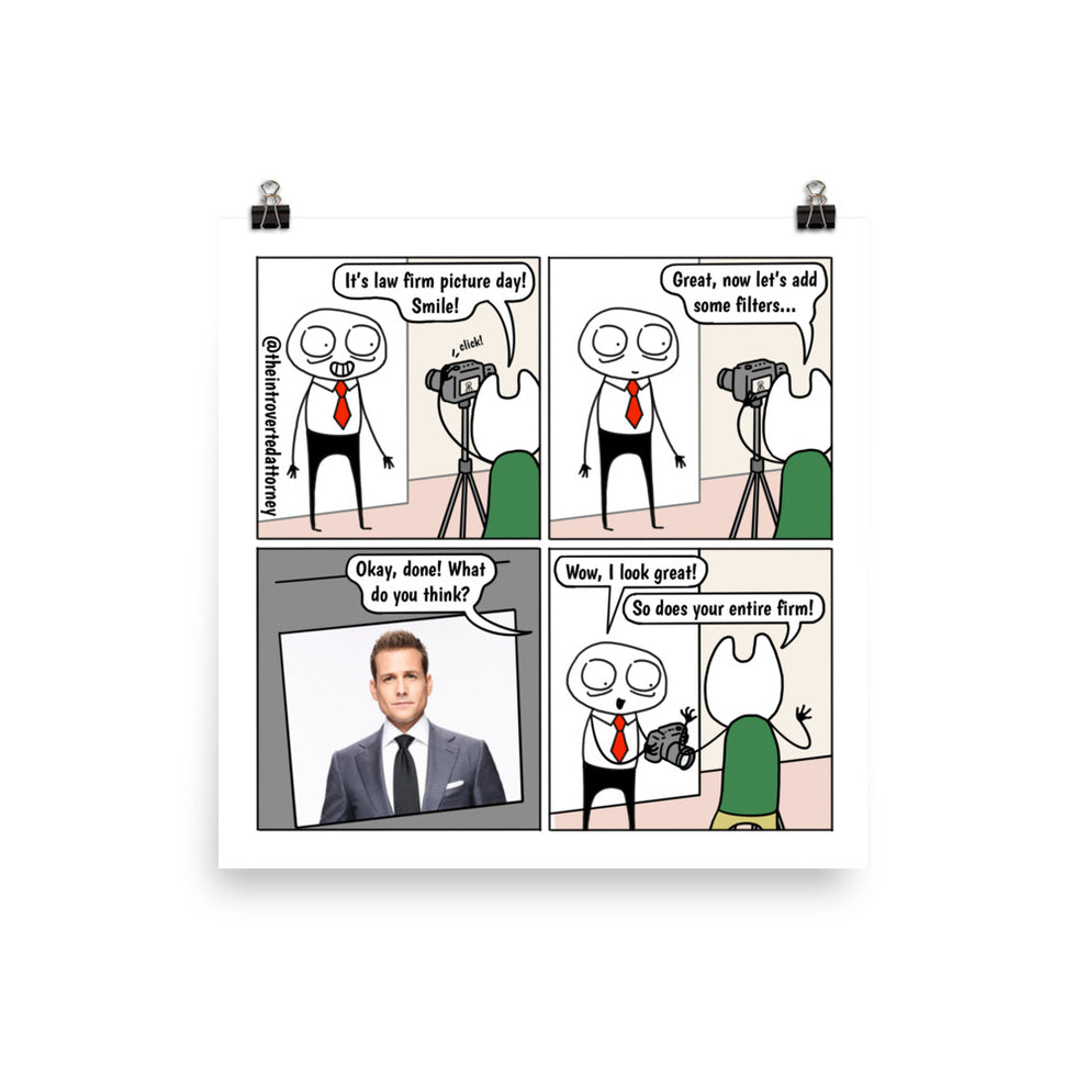 Funny Lawyer Comic Print | Best Attorney Gifts | Law Firm Humor – The ...